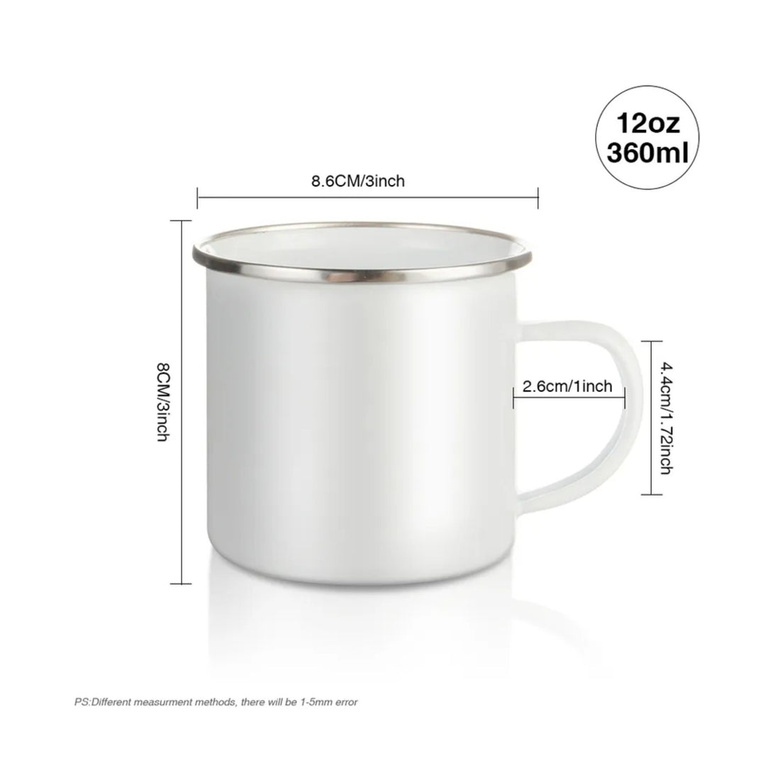 Enamel sublimation mug 12oz – Beyond blanks